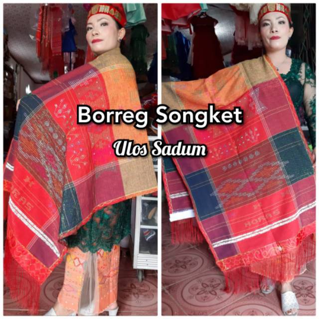 Jual ULOS 90 x 210 CM ULOS SADUM DIMENSI ULOS BATAK RAMBU PADAT SIMATA 7 BARIS KAIN ETNIK BATAK ...