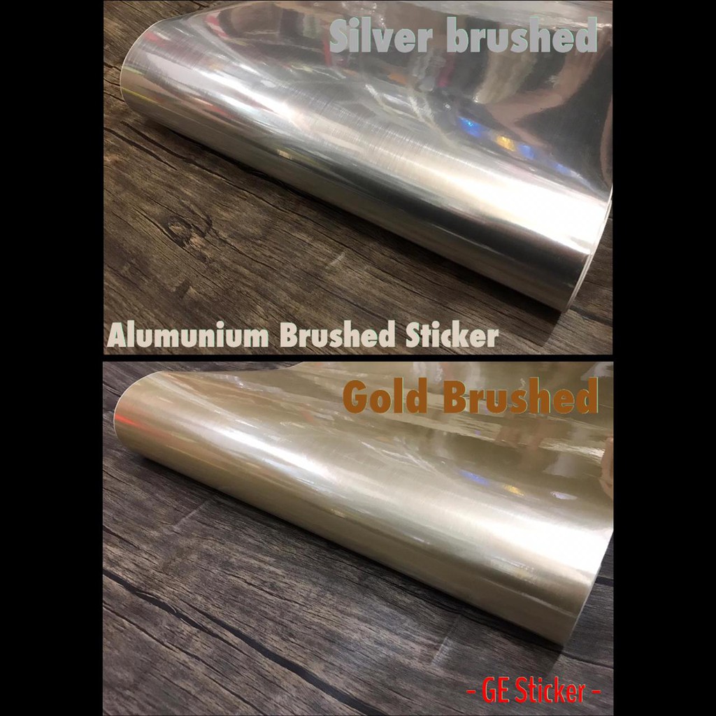 Jual STICKER STIKER BRUSHED HAIRLINE 45CM | Shopee Indonesia