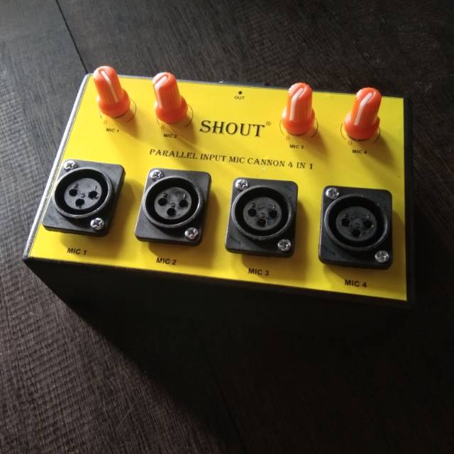 Jual Parallel / Paralel Input Mic Cannon / Canon 4 in 1 ( Cabang ...
