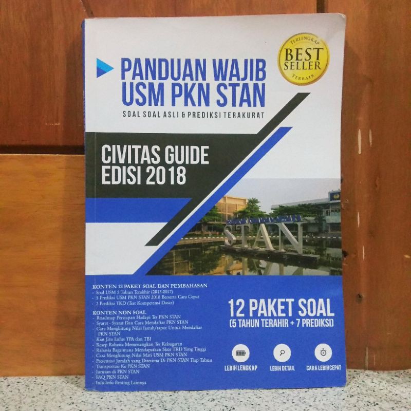 Jual ORIGINAL BUKU PANDUAN WAJIB USM PKN STAN - CIVITAS GUIDE EDISI ...