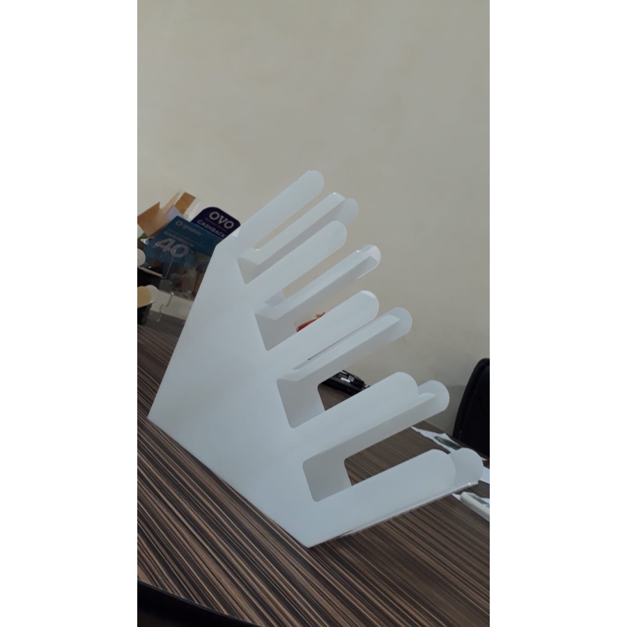 Jual Akrilik Cup Holder/Akrilik rak/ Organizer/Rak Cup kopi/TERMURAH ...