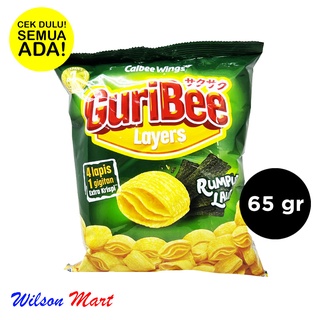 Jual GURI BEE LAYERS KERIPIK RASA RUMPUT LAUT 65 GRAM | Shopee Indonesia