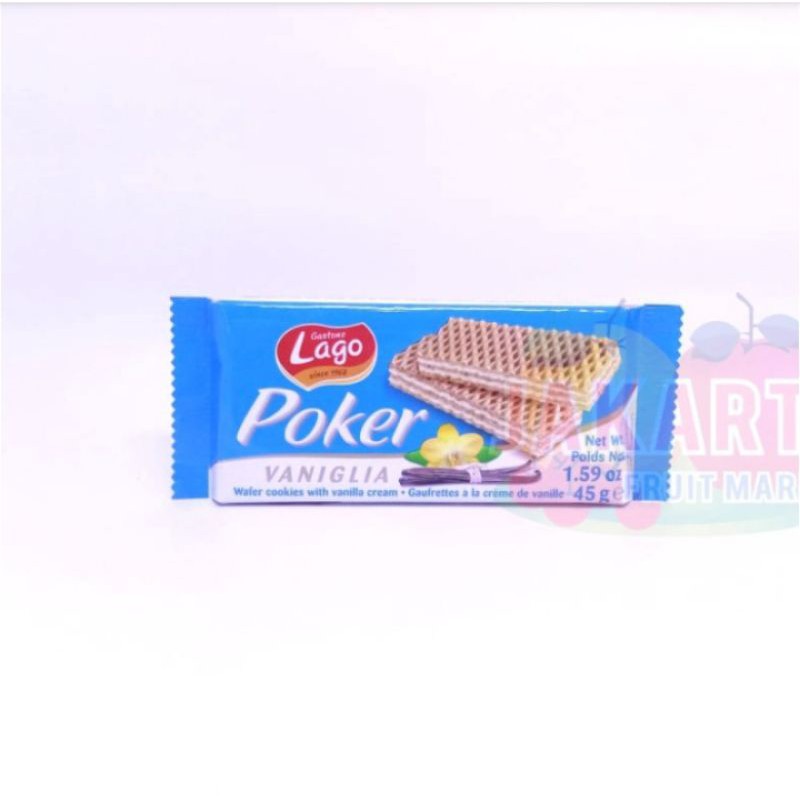 Jual LAGO MINI POKER VANIGLIA 45G | Shopee Indonesia