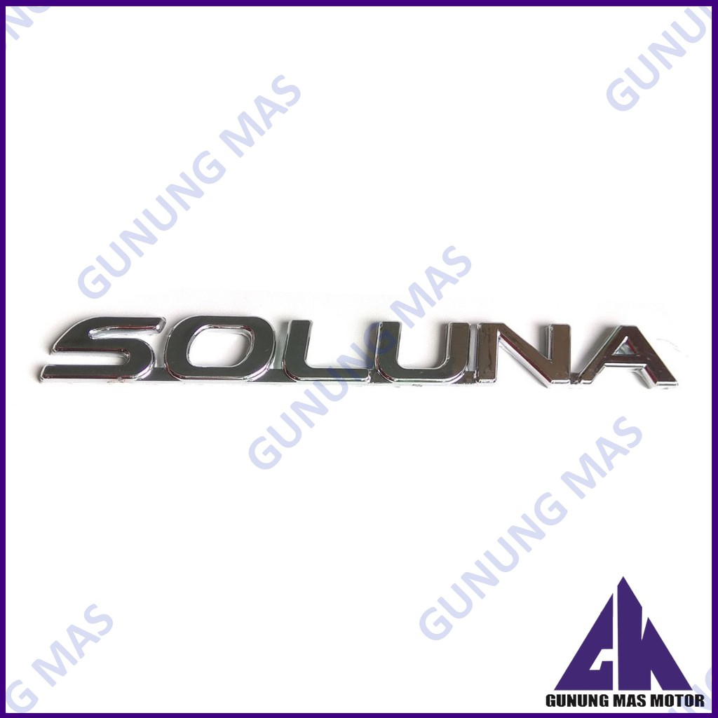Jual Emblem Logo Soluna Untuk Toyota Soluna Tulisan Tempel | Shopee ... Jual Emblem Logo Soluna Untuk Toyota Soluna Tulisan Tempel | Shopee ...