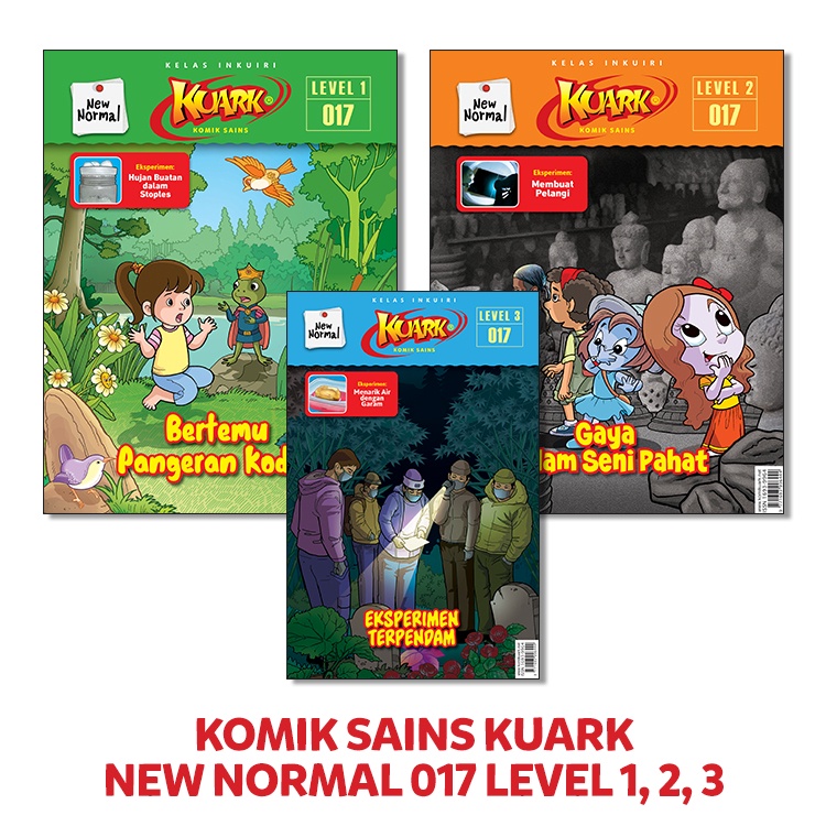 Jual Paket KUARK Tahun XVIII Edisi 17 Level 1, 2, 3 MATERI OSK 2022 | Shopee Indonesia