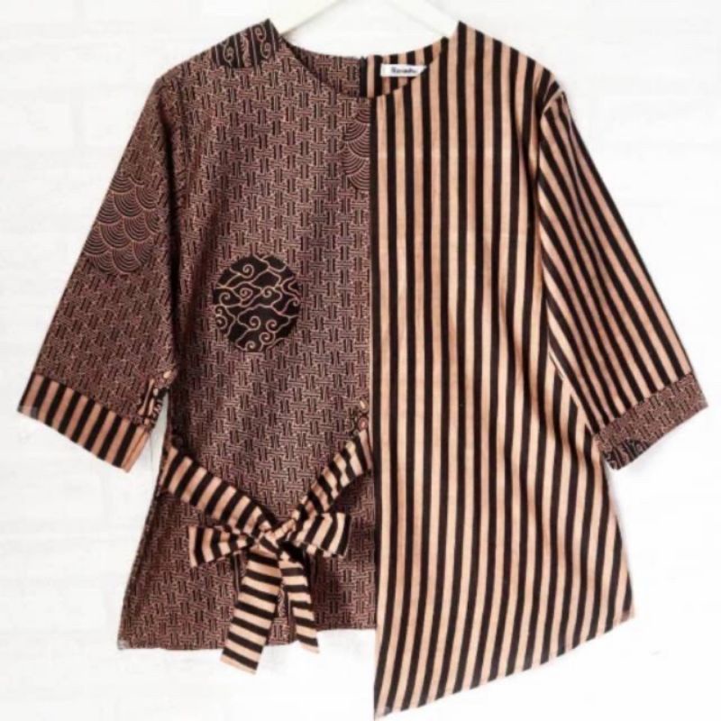 Jual BATIK BLUS BATIK MODERN BAJU KERJA KANTOR Semarang | Shopee Indonesia