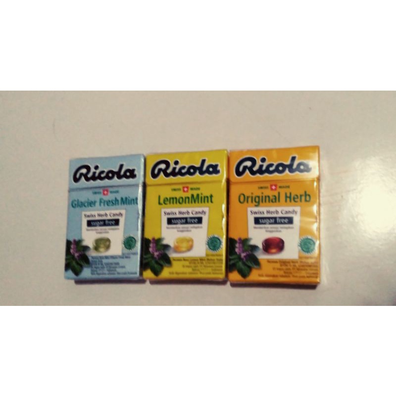 Jual Permen Ricola Sugar Free 27,5 gram Indonesia|Shopee Indonesia