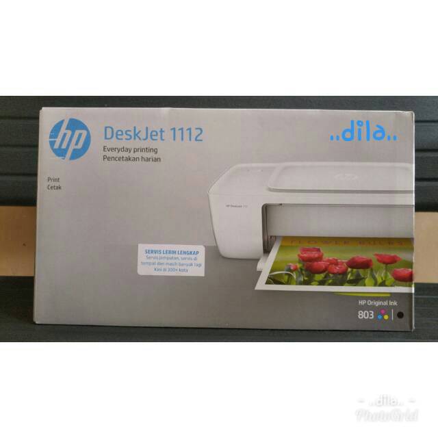 Jual Printer HP deskjet 1112 warna putih (print only) | Shopee Indonesia