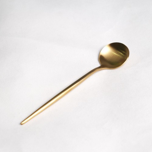 Jual Brewsuniq - Luxury Gold Dessert Spoon / Sendok makan emas ...