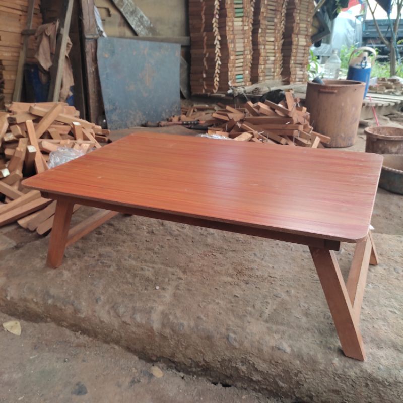 Jual meja lipat belajar 60x40x20cm/meja lipat portable/meja lesehan ...