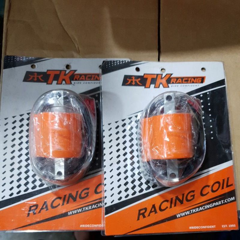 Jual Coil TK racing orange + free kepala busi | Shopee Indonesia