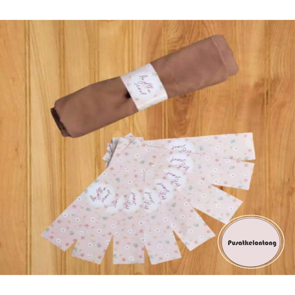 Jual ROLL LABEL HIJAB PANJANG ROLL HIJAB FREE DESAIN MURAH | Shopee ...