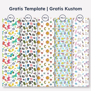 Jual Cetak Kertas Kado Custom Desain Template | Shopee Indonesia