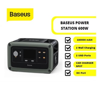 Jual BASEUS POWER STATION 600W PORTABLE HIGH POWER 220V POWERBANK ...
