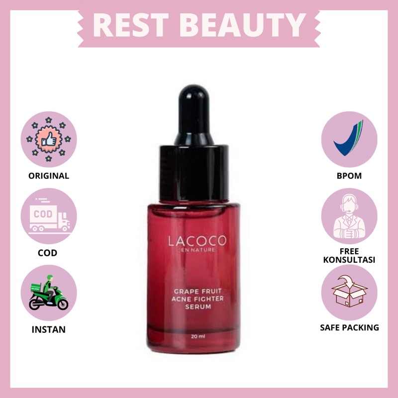 Jual LACOCO - Lacoco Grape Fruit Acne Fighter BPOM | Shopee Indonesia
