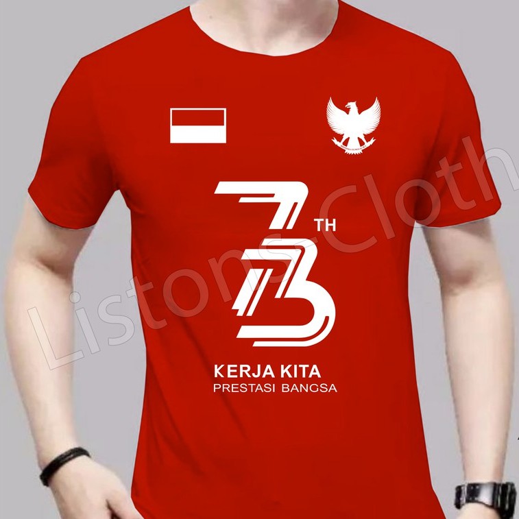 Kaos Merah Putih Agustusan