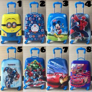Jual Koper Fiber Anak 4 Roda - Koper Bagasi Anak Karakter - 16 Inch ...