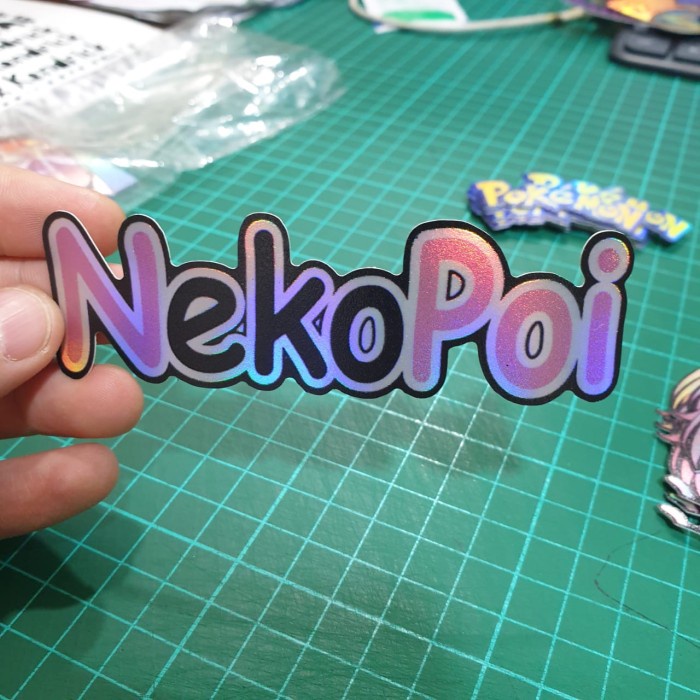 Jual Sticker Hologram Anime Besar - PSH1141 - Nekopoi Logo | Shopee ...
