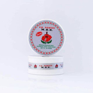 Jual MBK Powder Biasa ( Putih ) Tin 60 gr, MBK Powder Super ( Silver ...
