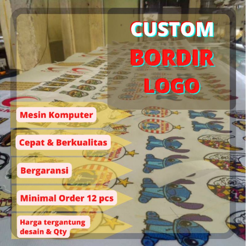Jual Bordir Logo Custom | Shopee Indonesia