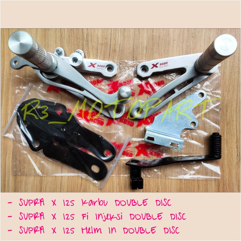 Jual Footstep Underbon Xroad New Supra X 125 Double Disk/Fi/Injeksi ...