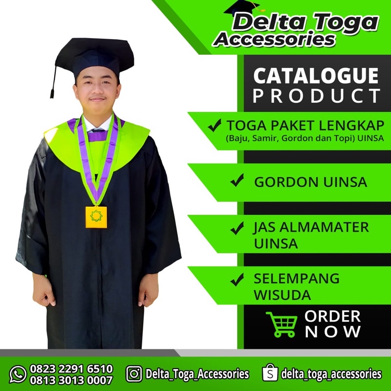 Jual Paket Toga Wisuda Lengkap UINSA (UIN Sunan Ampel Surabaya ...
