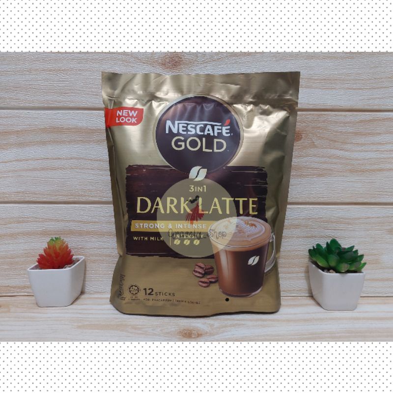 Jual Nescafe Gold 3in1 Dark Latte Malaysia | Shopee Indonesia