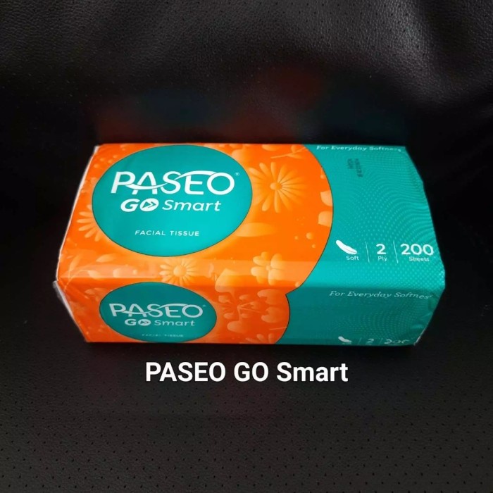 Jual PASEO GO SMART facial tissue 200s 2ply / tisu wajah serbaguna 200 s | Shopee Indonesia