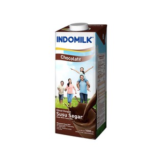 Jual Susu Indomilk UHT Plain / Cokelat [950 ml] | Shopee Indonesia