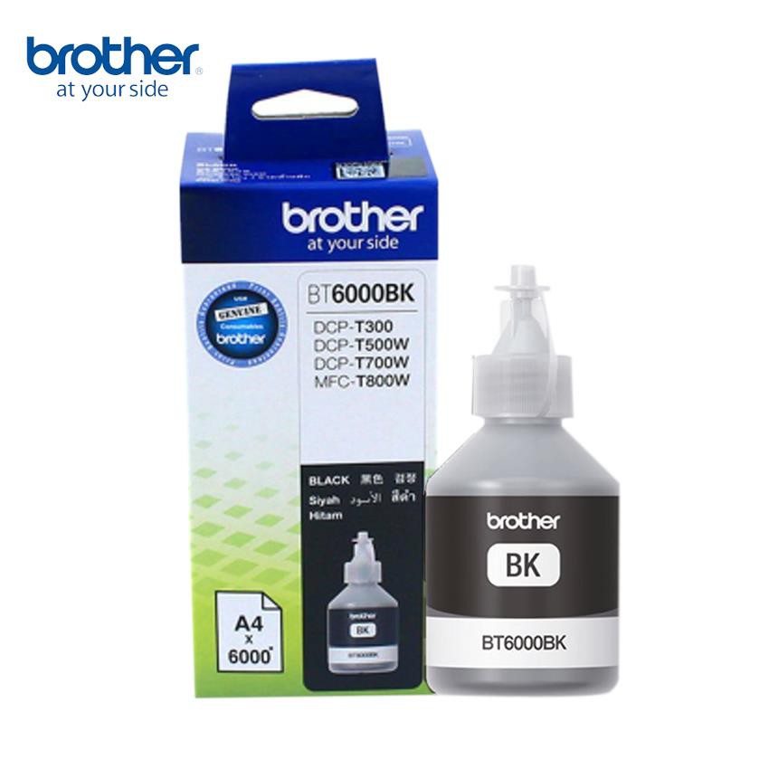 Tinta Printer Print Brother Original BT6000 BT 6000 Ink Black Hitam DCP ...