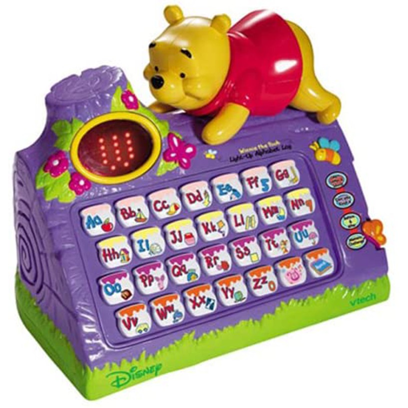 Jual Vtech Winnie the Pooh Light-Up Alphabet Log | Shopee Indonesia