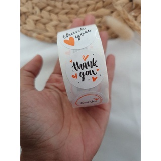Jual [Part 1] Stiker Thank You Label Stiker Terimakasih Sticker Bulat ...