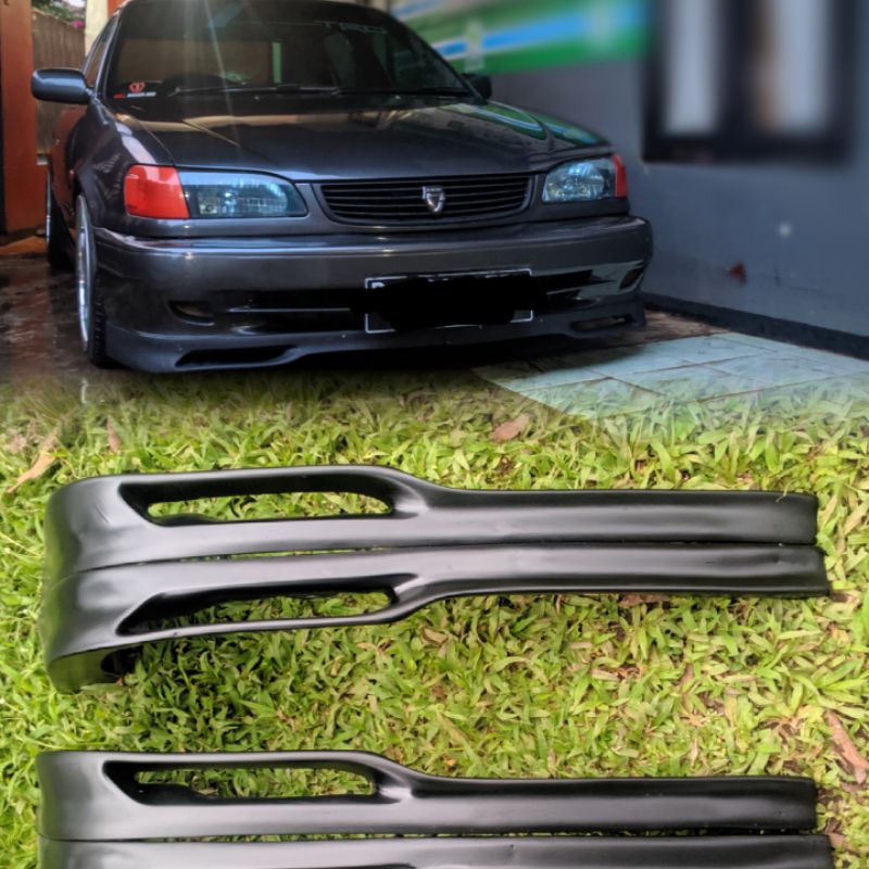 Jual front lips bodykit depan model chaser all new Corolla ae.111.ae ...