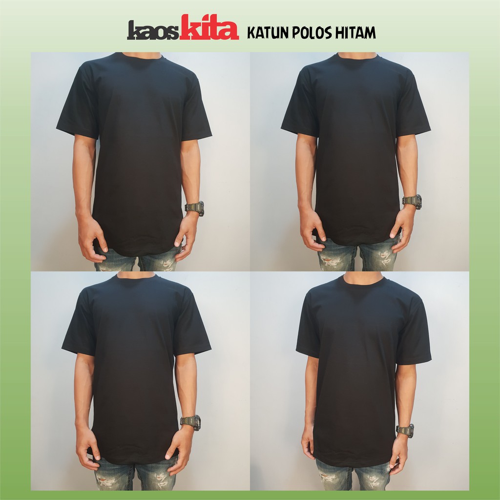 Jual Kaos polos hitam / Cotton Carded | Shopee Indonesia Jual Kaos polos hitam / Cotton Carded | Shopee Indonesia