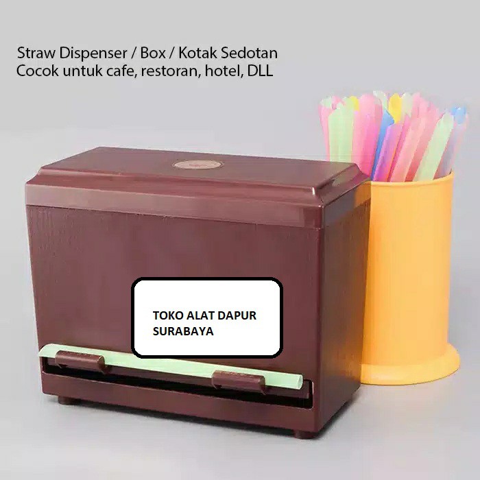 Jual Getra Tempat Sedotan Plastik JD 8280 Straw Dispenser | Shopee ...