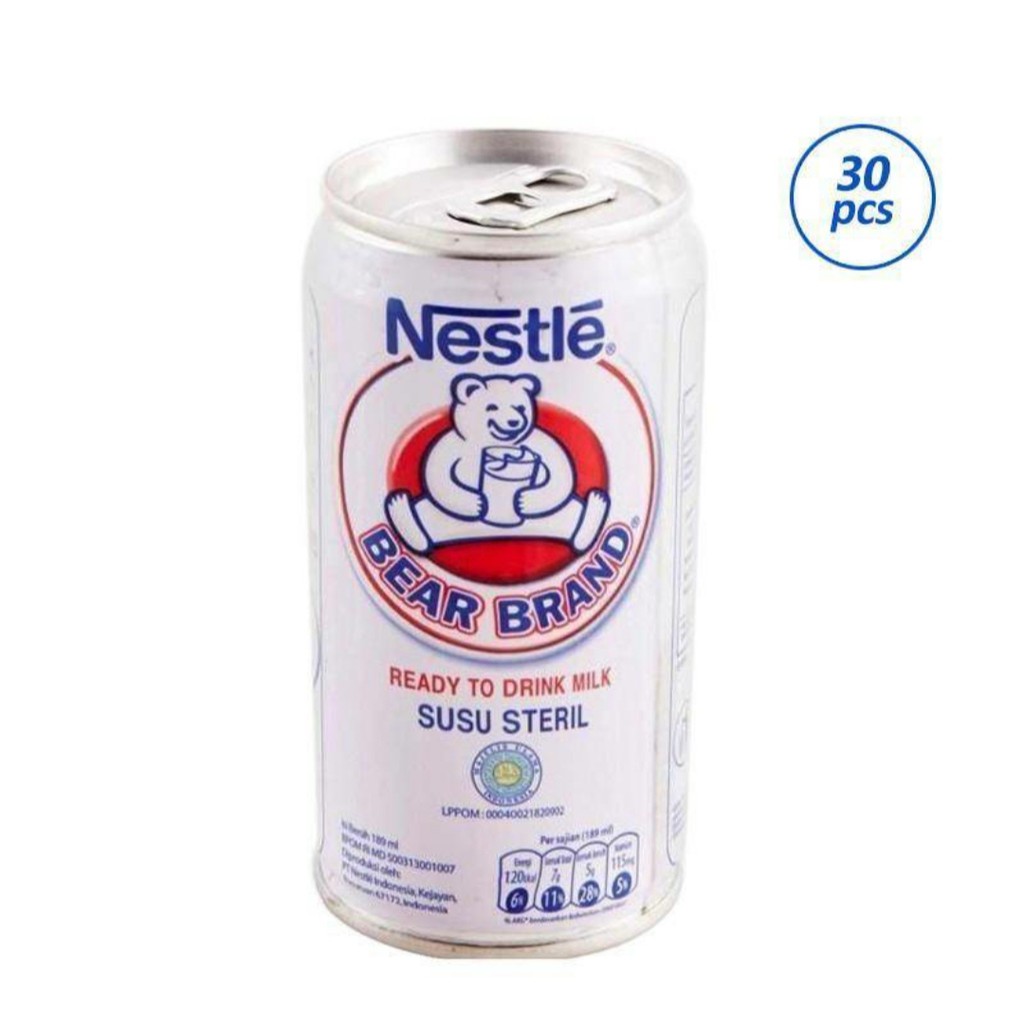 Jual Bear Brand Minuman Susu Steril Cap Beruang 189 mL (Exp. 09/2021 ...