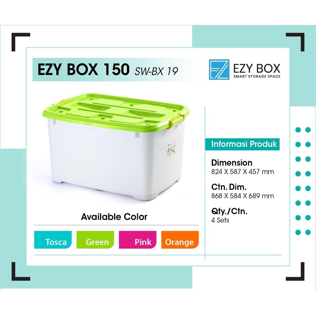 Jual EZY BOX CB 150 / CONTAINER BOX 150 LITER | Shopee Indonesia
