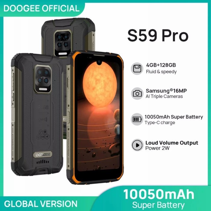 Jual Doogee S59 Pro Tahan Banting Tahan Air | Shopee Indonesia