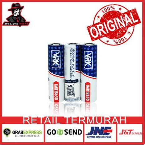Jual VRK 3500 MAH BATERAI 18650 30 AMPERE AUTHENTIC BATTERY VRK 3000MAH ...