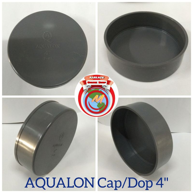 Jual Dop cap 4 tutup pipa paralon pvc polos 4" inch (sekelas RUCIKA ...