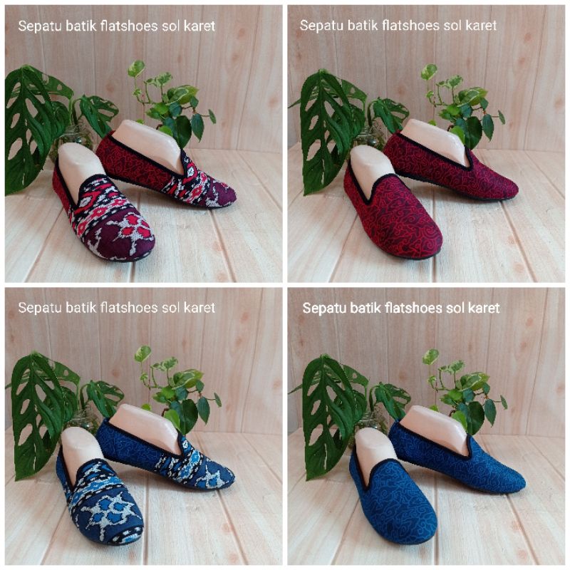 Jual Sepatu perempuan etnik motif batik khas bali | Shopee Indonesia