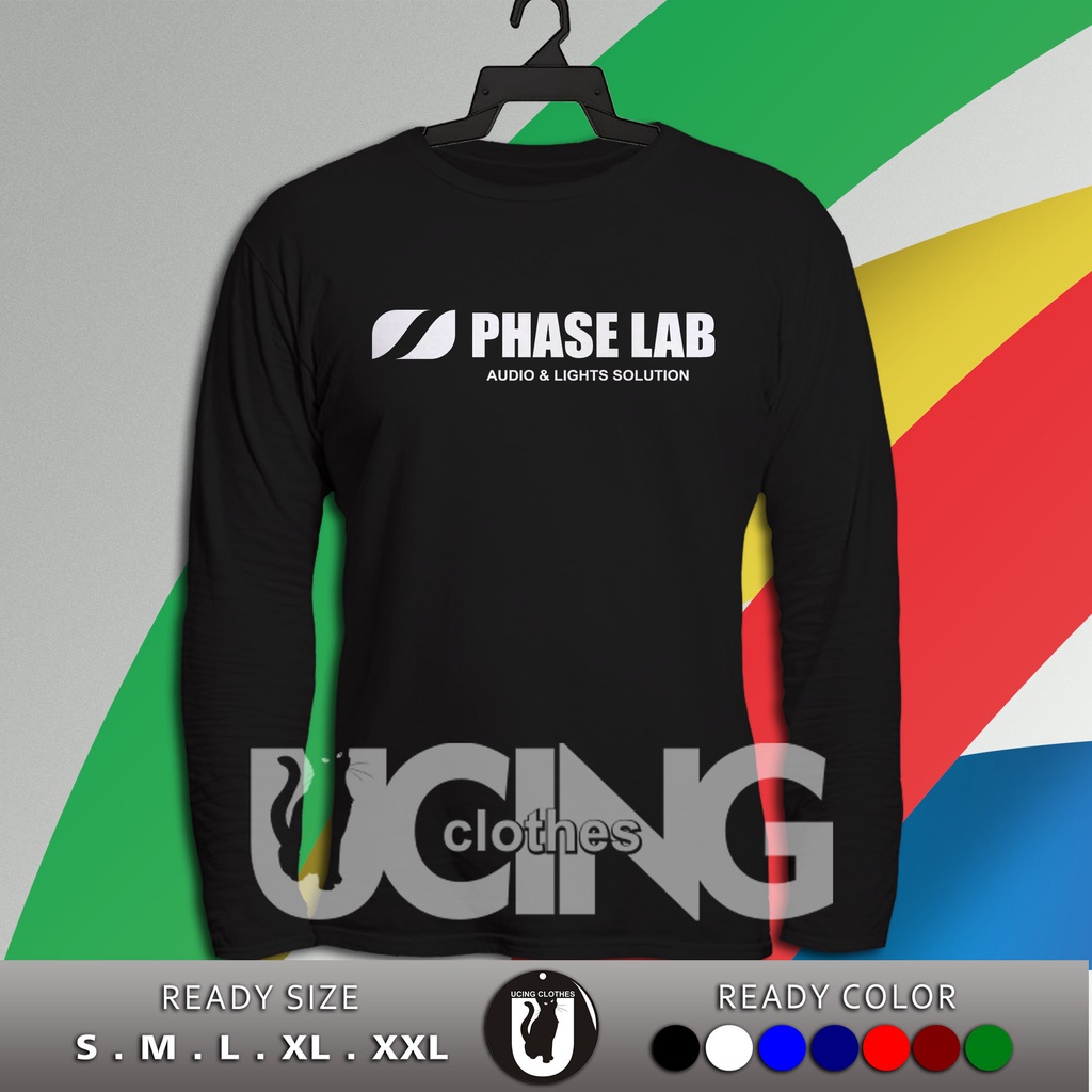 Jual Kaos Baju Phase Lab Audio & Lights Solution Logo Operator Sound ...