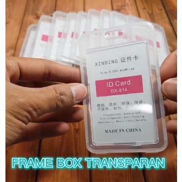 Jual frame casing BOX tempat ID card flashdisk holder BENING TUTUP ...