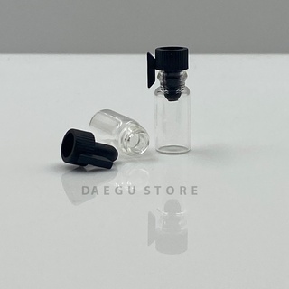 Jual Botol Vial 0.5ml Botol Kaca Tester Sample Parfum Hitam Model Stick ...