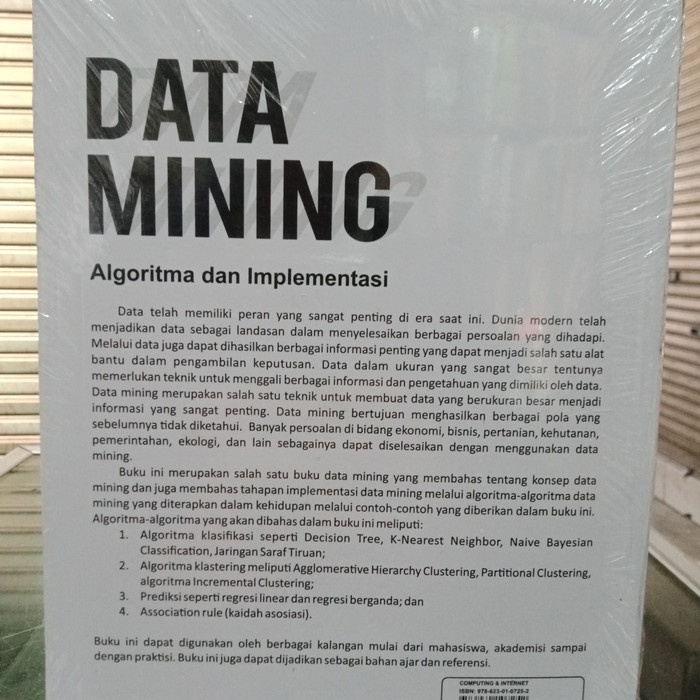 Jual database-buku- buku data mining algoritma dan implementasi -buku ... Jual database-buku- buku data mining algoritma dan implementasi -buku ...