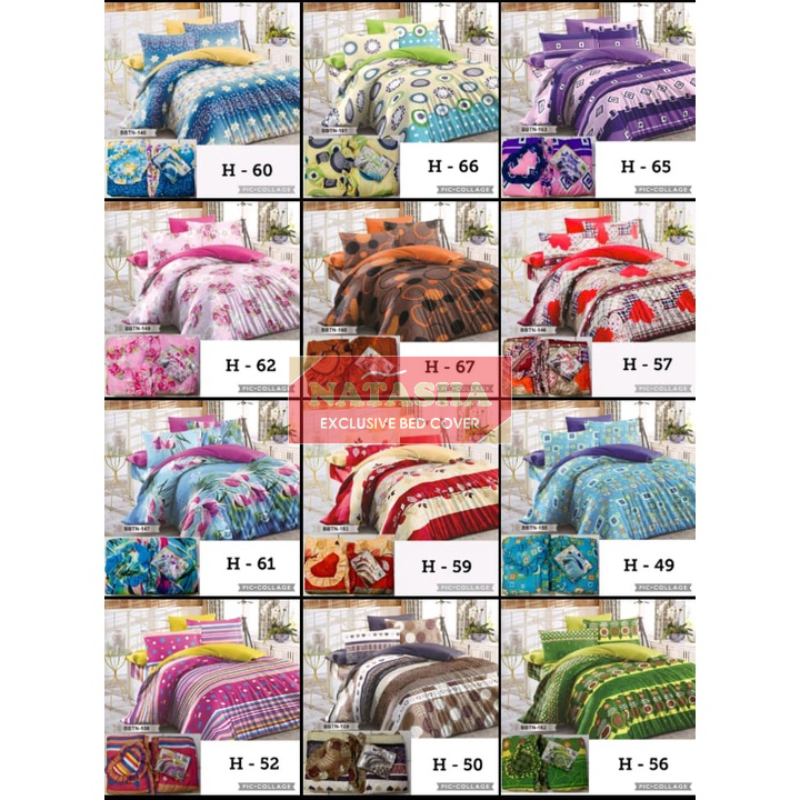 Jual ( BISA COD ) PROMO Natasha Bad cover set dan sprei ukuran King ...