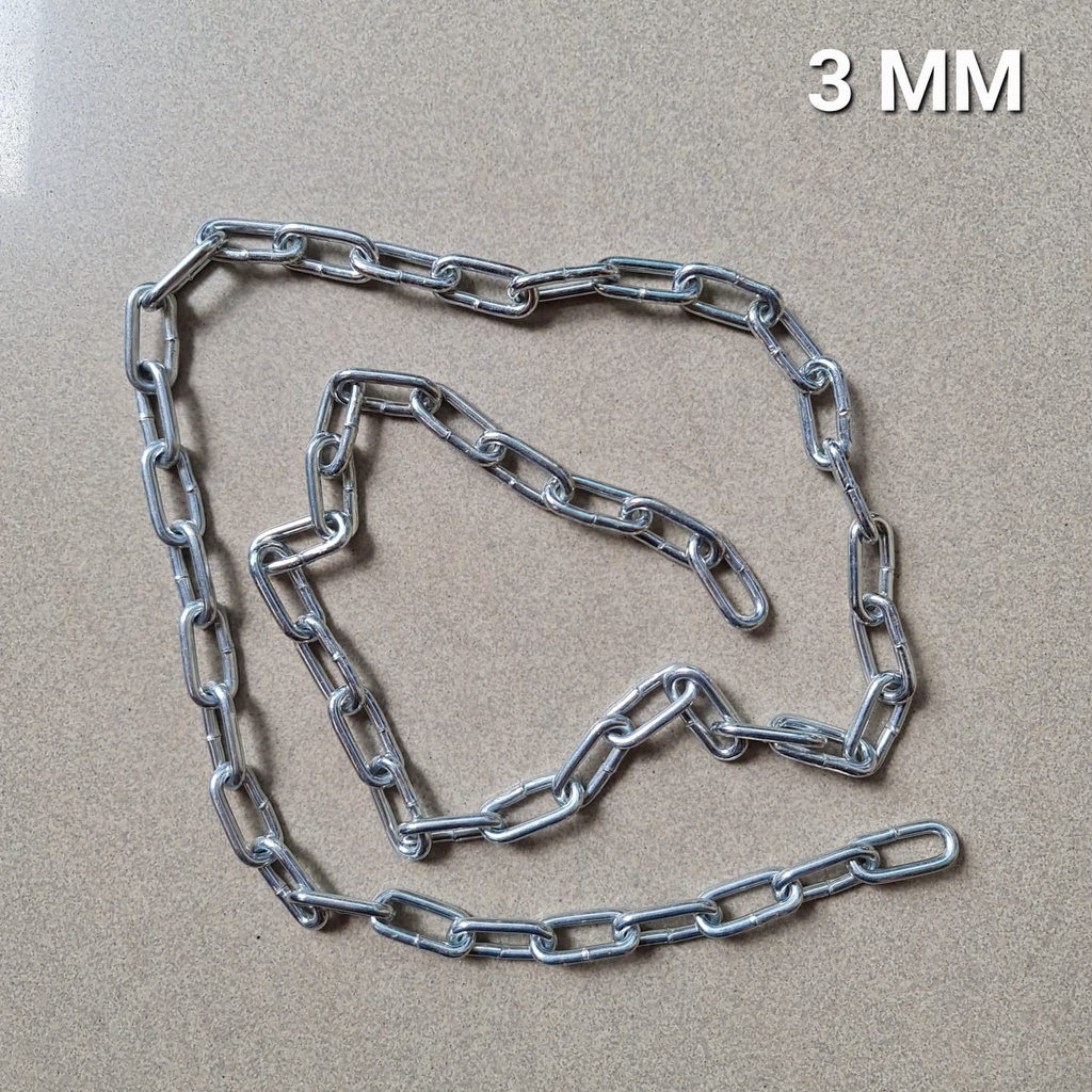 Jual Rantai Besi 3 MM (Harga Per 1 METER Panjang) | Shopee Indonesia