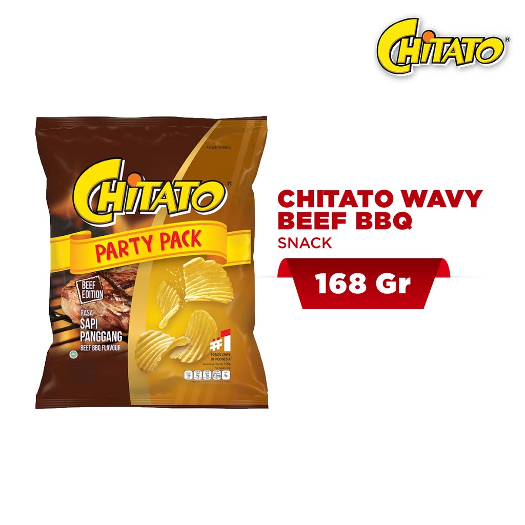Jual Chitato Wavy Beef BBQ 168 gr | Shopee Indonesia