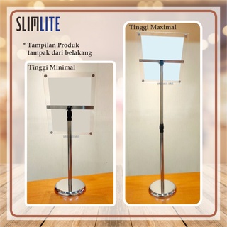Jual Floor Standing / Standing Sign A3 Acrylic | Standing Menu Frame A3 ...