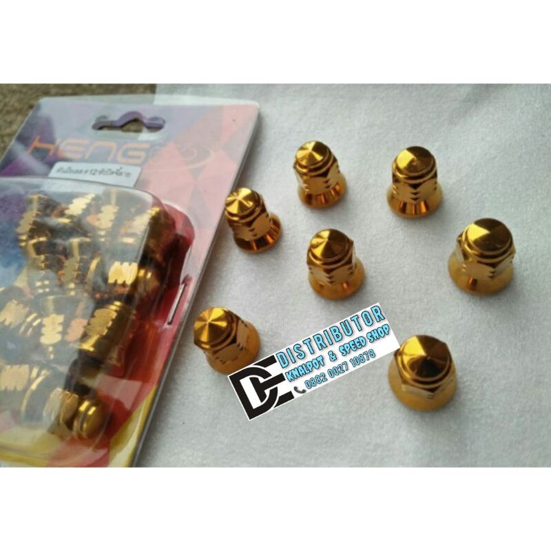 Jual Baut Mur probolt head Thailand gold Heng ukuran 12 Kawasaki ninja ...
